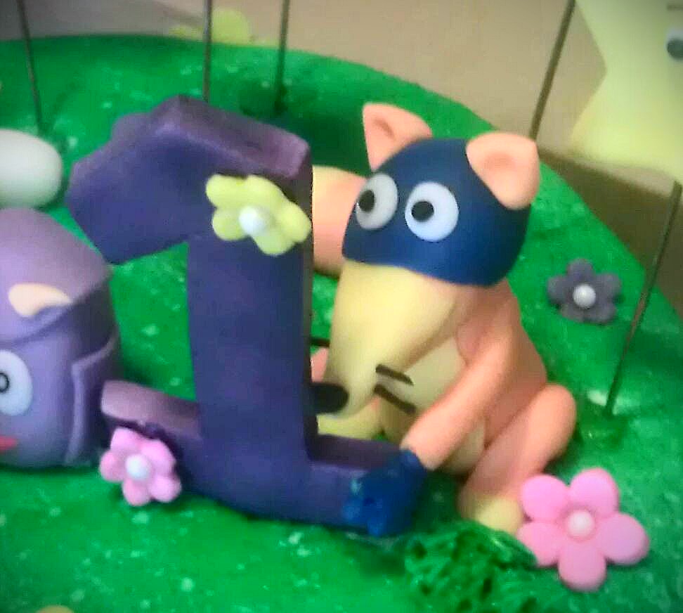 Fondant "inspired Dora The Explorer" Cake Topper Set (set Of 6) on Luulla